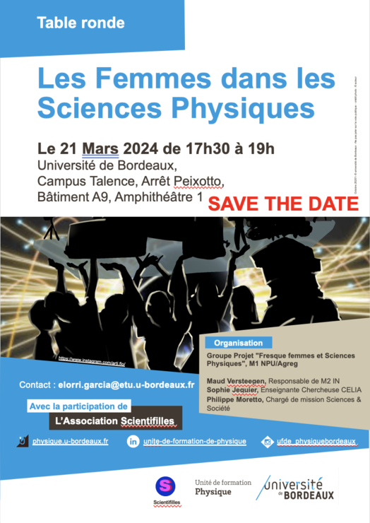 Table Ronde "Les femmes dans les sciences physiques" :: UF physique
